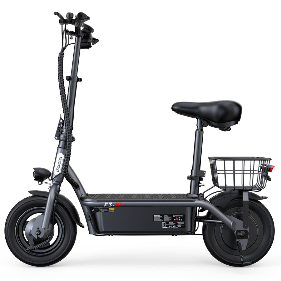 iScooter F3 Seated Electric Scooter Light commuting – iScooter Official