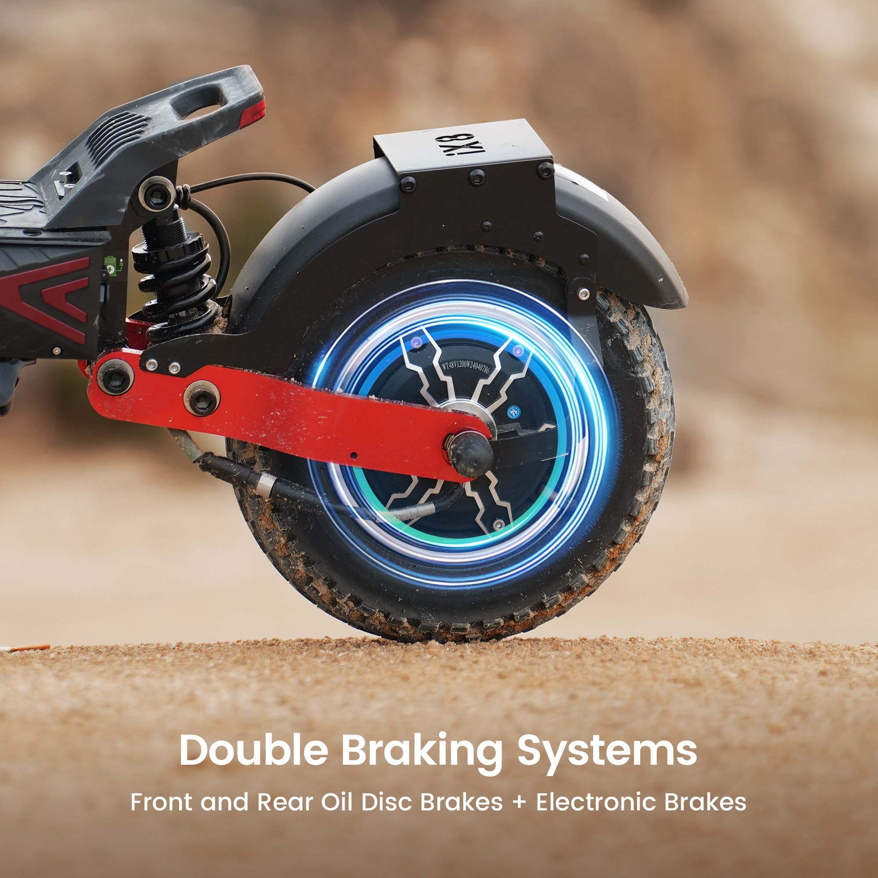 iScooter iX8 1200W*2 Off-Road E-Scooter 60KM/H – iScooter Official